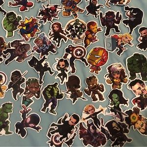 Marvel | Accessories | Marvel Stickers Bundle | Poshmark